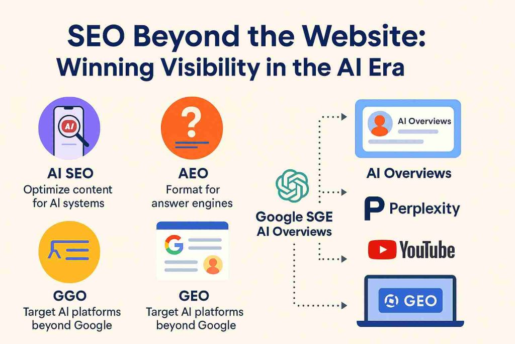 SEO Beyond the Website: Winning Visibility in the AI Era with AI SEO, AEO & GEO