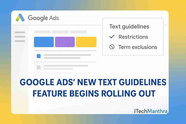 Google Ads’ New Text Guidelines Feature Rolling Out | Control AI Ad ...
